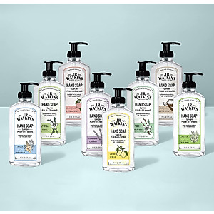J.R. Watkins Gel Hand Soap Refill, Moisturizing Hand Wash, All Natural, Alcohol-Free, Cruelty-Free, USA Made, Lemon, 34 Fl Oz, 3 Pack