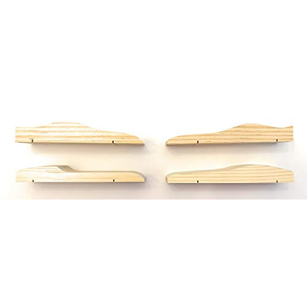 Maximum Velocity Derby Car Kits, Shaped | Bulk Pack (12) | Pre-Shaped Pine Block Kits Includes Wheels & Axles | Pinewood Car Kits