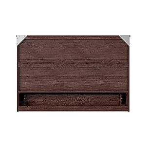 AFI Deerfield Murphy Bed Chest with Charging Station, Queen, Burnt Amber