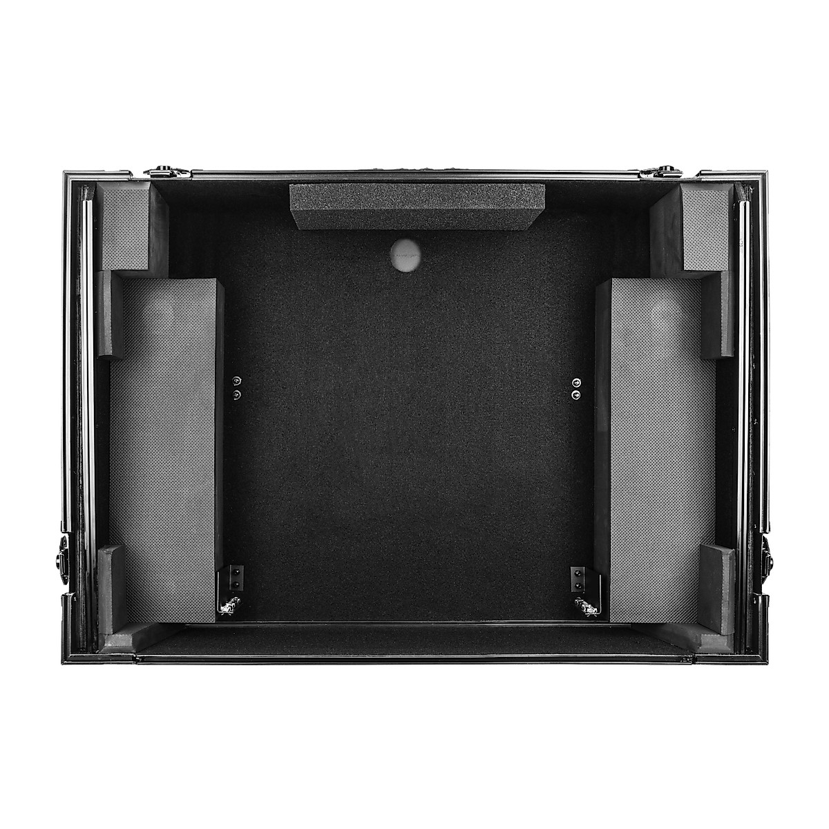 ODYSSEY FZGSPRIME4W2BL Denon Prime 4 Black Flight Case with Patented Glide Laptop Platform & 2U Rack Spaces
