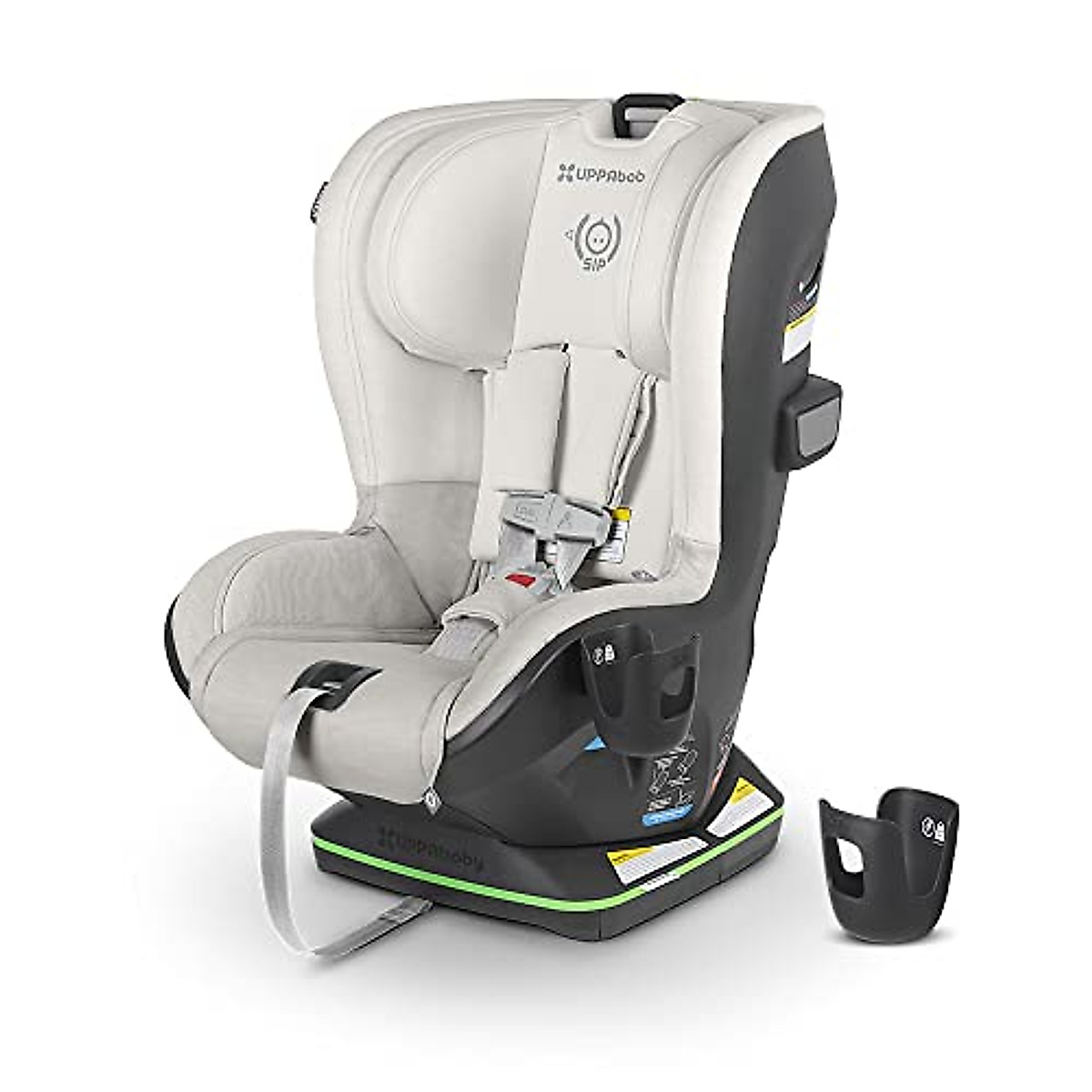 Knox Convertible Car Seat - Bryce (White & Grey Marl) + Extra Cup Holder for Knox