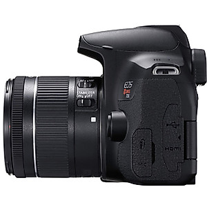 Canon EOS Rebel T8i / 850D DSLR Camera with EF-S 18-55mm f/4-5.6 is STM Lens + 32GB Memory Card + Tripod + Case + Cleaning Kit & More