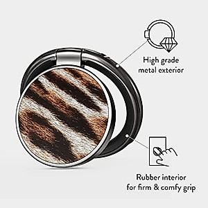 BURGA Stylish Metal Cell Phone Ring Stand Holder, Finger Grip Kickstand 360 Degree Rotation, Wildcat Savage Wild Tiger Cheetha, Universal Compatible with iPhone iPad Samsung Galaxy Huawei Google Pixel