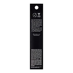 e.l.f. Lash Beats Mascara, Defining & Lengthening Formula for Mega Long Lashes, Creates Natural-Looking Long & Defined Lashes, Pitch Black