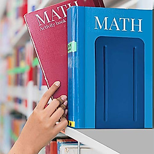 Acrimet Premium Metal Bookends (Heavy Duty) (Deep Blue Color) (1 Pair)