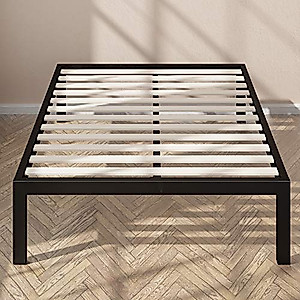 ZINUS Lorrick Metal Platform Bed Frame / Mattress Foundation / Easy, Bolt Free Assembly, Full