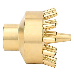 Fdit Pond Fountain Head, Garden Water Fountain Spray Nozzle Sprinkler Head Female Thread 1in