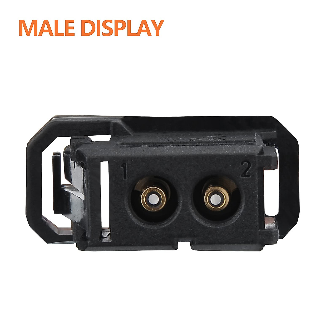 Mellbree 2Pcs Fiber Optic Loop, Female and Male Fiber Optic Bypass Loop Adapter Connector Diagnostic Device Tool Compatible for Benz Audi Mercedes BMW VW Porsche MOST Optical System