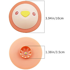 6 Pack Silicone Bathtub Stopper Sink Stopper, Bathtub Drain Hair Catcher Shower Drain Cover,Kitchen Tub Sink Drain Strainer, Bathroom Drain Plug Drain Stopper