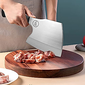 Kitory Super Heavy Duty Meat Cleaver eapecially for big bone and frozen meat - bone breaker - butcher kitchen axe knife - K5S