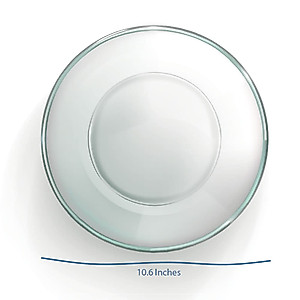 SEDLAV Round Clear Glass Dinnerware Set (12 Pieces)