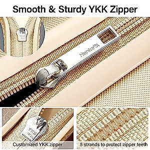 Hanke Hard Shell Luggage Sets 2 piece Large Suitcase Traveler's Choice Tsa Luggage Hard Shell Suitcases Checked Luggage With Spinner Wheels 20/26 inch (Cuba Sand)