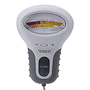 Hakeeta PH Tester, pH Meters, for Swimming Pool, Water Quality Analyzer, with Probe, Easy to Set Up, Quick Testing, Adjust pH of The Pool, for Pools, Aquariums