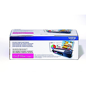 Brother TN-310BK TN-310C TN-310M TN-310Y DCP-9050 9055 9270 HL-4140 4570 MFC-9460 9560 9970 Toner Cartridge Set (Black Cyan Magenta Yellow, 4-Pack) in Retail Packaging