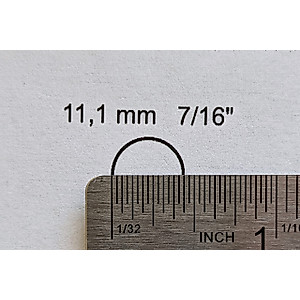 Generic Plastic Stopper Replacement Plug for Salt and Pepper Shakers, Flower Pots, Bottles, Pipes etc (6 pieces) (Sizes 1 2 , 7 16 , 3 8 ), White