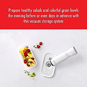 ZWILLING Fresh & Save Small Lunch Box, Airtight Food Storage Container, Meal Prep Container, BPA-Free, Semi-transparent