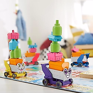 Grocery Go Karts Board Game for Preschoolers and Kids Ages 4 and Up, Building Game with Mini Groceries, Preschool Games for 2-4 Players