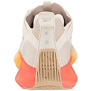 Reebok Women's Zig Kinetica Horizon Cross Trainer, Alabaster/Utility Beige/Carotene, 9
