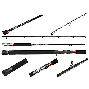 Jigging World JW-BD7.5MH Black Demon Casting Rod- 7'6"- Medium Heavy