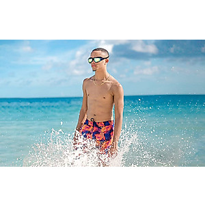 Tomofree Swim Goggles 2 Pack, Swimming Goggles No Leaking Anti Fog&UV Full Protection Swim Glasses with One-piece Earplugs Adult Men Women Youth