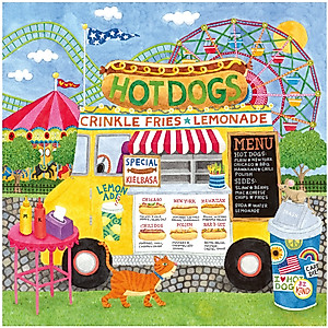 Ceaco - Food Trucks - Hot Dog Truck - 550 Piece Jigsaw Puzzle