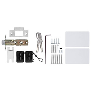 Biometric Fingerprint Door Lock, Fingerprint Password Lock, Remote Control Doorlock, Intelligent Electronic Lock with Virtual Password Design/Mechanical Key/Anti-Peeping, for Alexa Voice Control