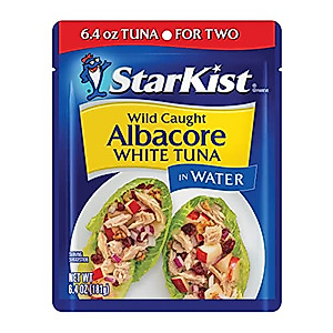 Starkist Wild Caught Albacore White Tuna In Water, 6.4 Oz Pouch