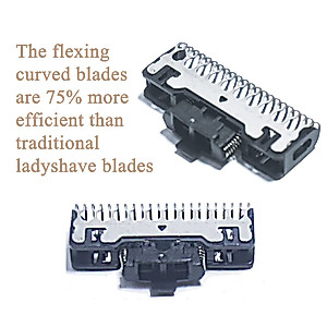 BRL170 Replacement Blade for Philips SatinShave Prestige Women's Electric Shaver Wet and Dry Ladyshave Replacement Cutter Philips Cordless Hair Removal with Trimmer Replacement Cutter