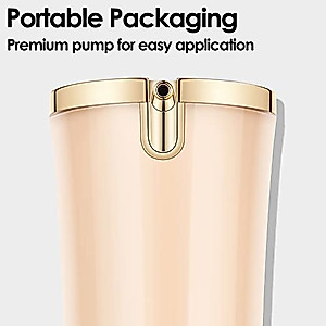 FOCALLURE PerfectBase Lasting Poreless Liquid Foundation, Medium to Full Coverage with Matte Finish, Covers Blemishes & Under-Eye Circles for All Skin Types, YL02 Cashmere