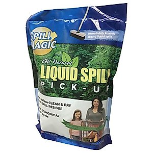 Spill Magic SM12 Liquid Spill Pick-Up Absorbent Powder, 12 oz. Bag