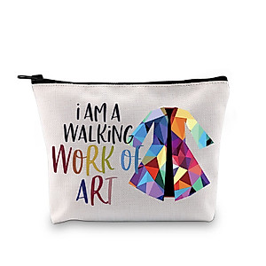 GJTIM Joseph Broadway Musical Inspired Zipper Pouch I Am A Walking Work Of Art Broadway Musical Theatre Gift Makeup Bag (Work Of Art)