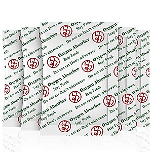 SurpOxyLoc(50Sachets)500cc Oxygen Absorbers for Food Storage, Food Grade Oxygen Absorbers Packets for Food