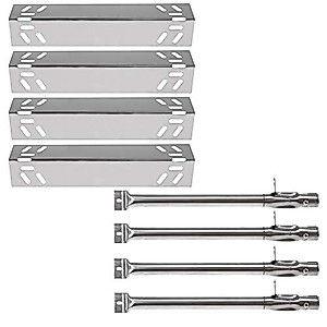 Hisencn Grill Replacement Kits for Kenmore 119.16240 119.162300 119.162310 119.16433010 119.16434010 Gas Grill Models, Stainless Steel Burners, Heat Plate, Heat Shield, Heat Tent, Burner Cover