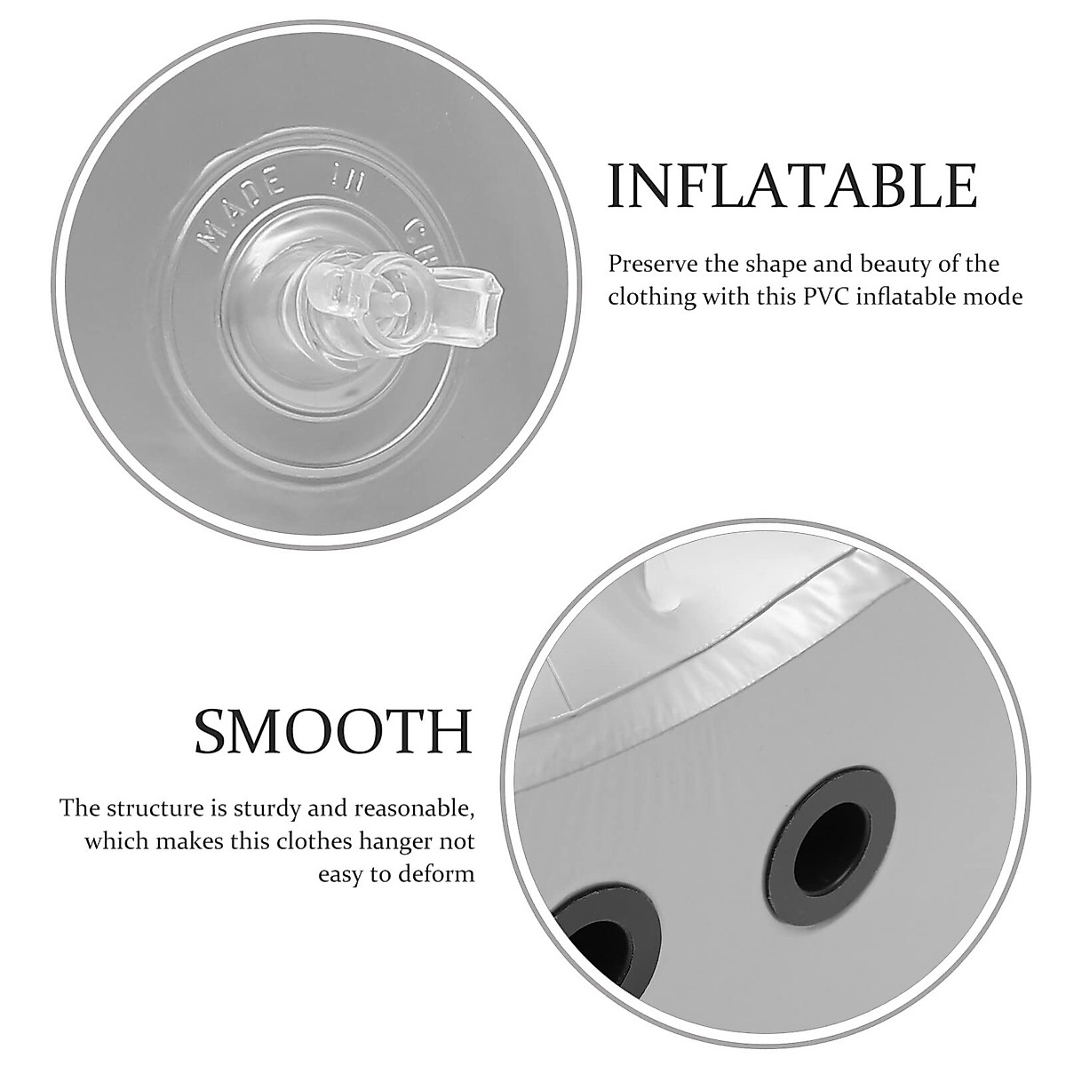 Inflatable Male Mannequin Half Body Torso Shirt Form Display Model Sewing Dress Form for Clothes Display Dressmaker Mannequin