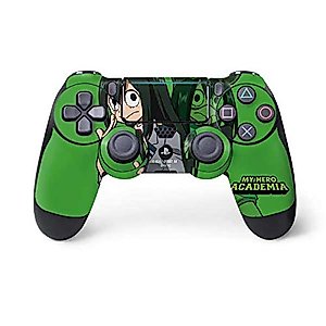 Skinit Decal Gaming Skin for PS4 Pro/Slim Controller - Officially Licensed Funimation Tsuyu Frog Girl Design