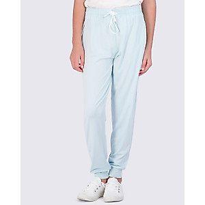 3 Pack: Girls Dry Fit Soft Sweatpants Girls Joggers Teen PJ Pants Athletic Warmup Basic Casual Sweatpants Sports Kids Clothing Clothes Youth Children Sweats Pant Running Leggings -Set 3, M (10/12)