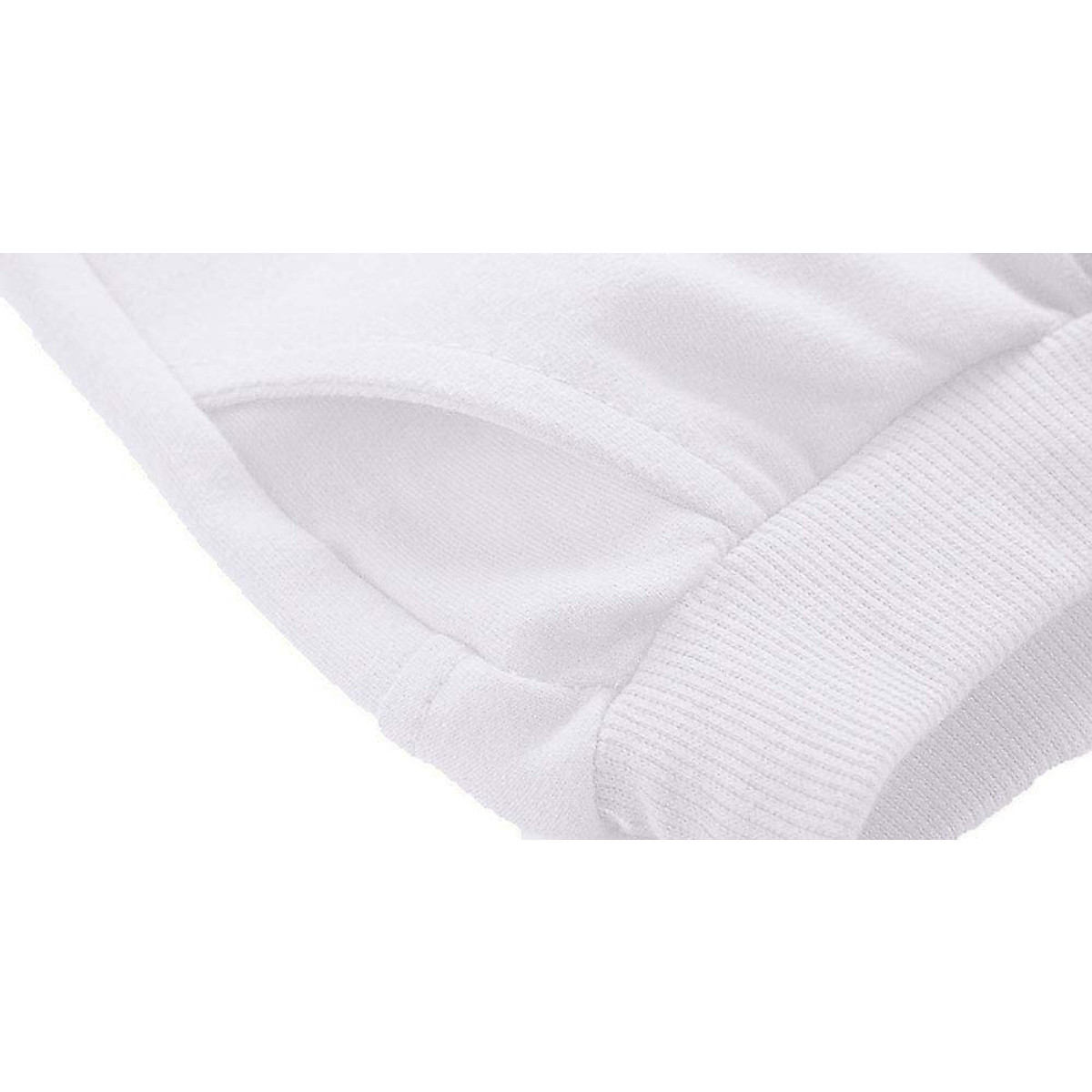 PTPUKE Toddler Kids Solid Cotton Comfort Soft Sport Jogger Shorts Boys Girls Summer Casual Pants White