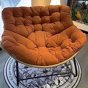 HARELA Outdoor Patio Rocking Chair, Comfy Reading Chairs Set with Oversized Cushion, Rocker Recliner Chair for Living Room, Nursery Room, Front Porch, Garden, Backyard (Color : A)