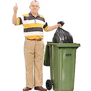 Zonon 40 Pcs 4 Sets Vinyl Mailbox Number Decals for Cars Waterproof Numbers Stickers Reflective Anti-Fading Vinyl Number Decals Pre-Spaced Signs for Mailbox Car Home(Black,2 Inch)