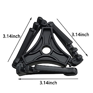 ZZHXSM Fuel Can Stabilizer for Camping Stoves Black Plastic Mini Foldable Canister Tripod Stand Base Bottle Shelf