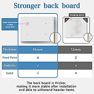 LALAHOO Medicine Cabinets for Bathroom with Mirror, 22" x 30" LED Bathroom Medicine Cabinet with Mirror, Double Doors Medicine Cabinet with Storage Shelves, Dimmable Light