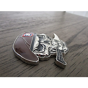 Oneworldtreasures United States Army 82nd Airborne Division Beret Skull Death from Above Challenge Coin
