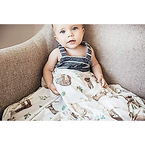 Copper Pearl Large Premium Knit Baby Swaddle Receiving Blanket Noah