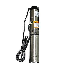 Hallmark Industries MA0419X-12A, Deep Well Submersible Pump, 2HP, 230V 60HZ, 33 Gpm, Stainless Steel, for 4" or bigger well