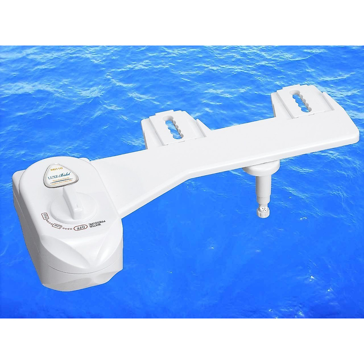 LIFTREN MB110Bidets Luxe MB110 Fresh Water Spray Non-Electric Mechanical Bidet Toilet Seat Attachment, Original Version