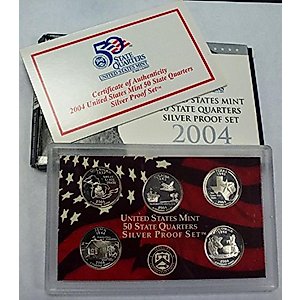 2004 S Silver Statehood Quarters Collection US Mint Original Government Package