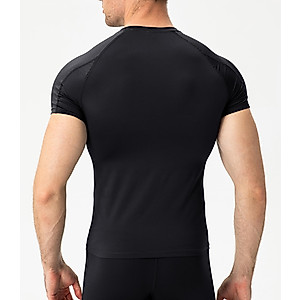 2/3 Pack Men's Compression Shirts Short Sleeve Workout T-Shirt Cool Dry Undershirts Baselayer Sports Shirt Running Tops