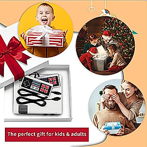 Classic Game Consoles,Retro Game Console with 620 Built in Games with 2 NES Classic Controllers, Connected to The TV Mini NES Classic Edition,The Best Gift for Kids and Adults