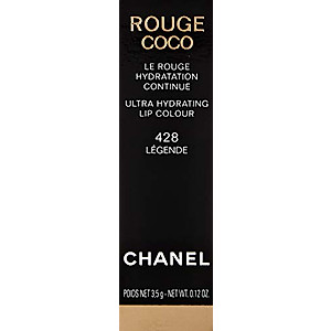 CHANEL Rouge Coco Ultra Hydrating Lip Colour #428 Legende, 0.12 Ounce