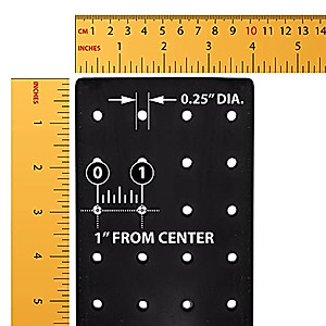 Azar Displays, 700220-BLK-2B16, Revolving Pegboard Kit, Counter Display with Locking Hooks, Jewelry Organizer for Trade Shows, Rotating, 16 Pack of 2 inch Hooks Included, Black, 4” x 12”